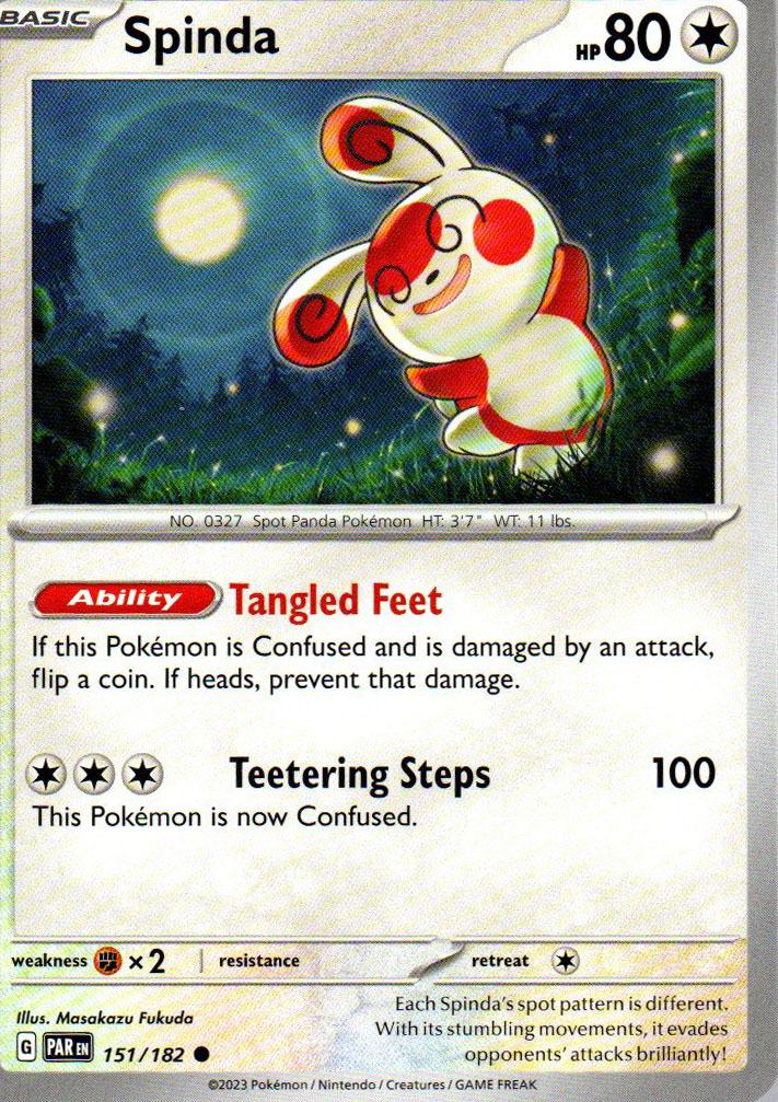 Spinda | Ungraded | Pokemon Paradox Rift