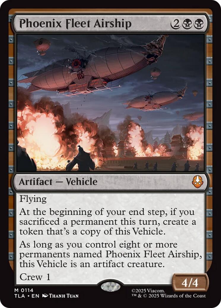 Phoenix Fleet Airship #114 Prices | Magic Avatar: The Last Airbender ...