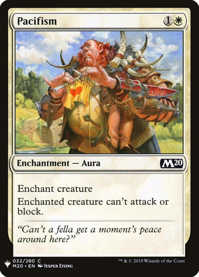 Pacifism #32 Prices | Magic The List Reprints | Magic Cards