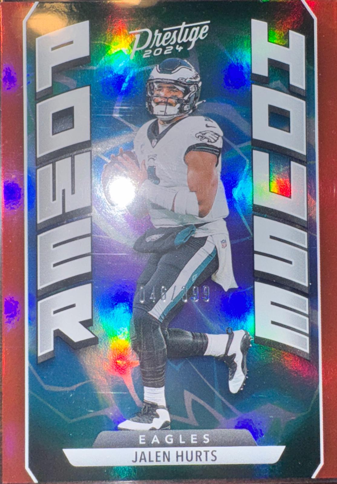 Jalen Hurts [Red Xtra Points] #PH-JHS Prices | 2024 Panini Prestige ...