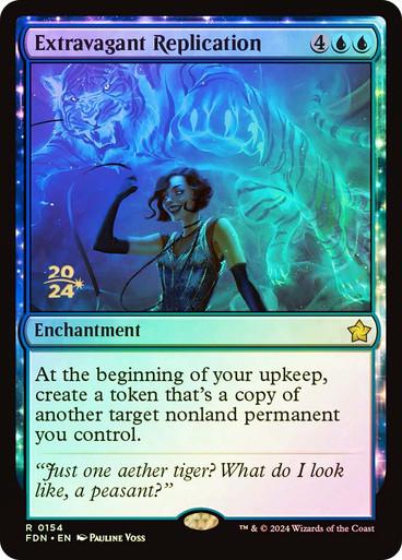 Extravagant Replication [Prerelease] #154 Prices | Magic Foundations ...