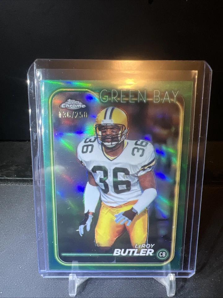 LeRoy Butler [Aqua Refractor] #75 Prices | 2024 Topps Chrome | Football ...