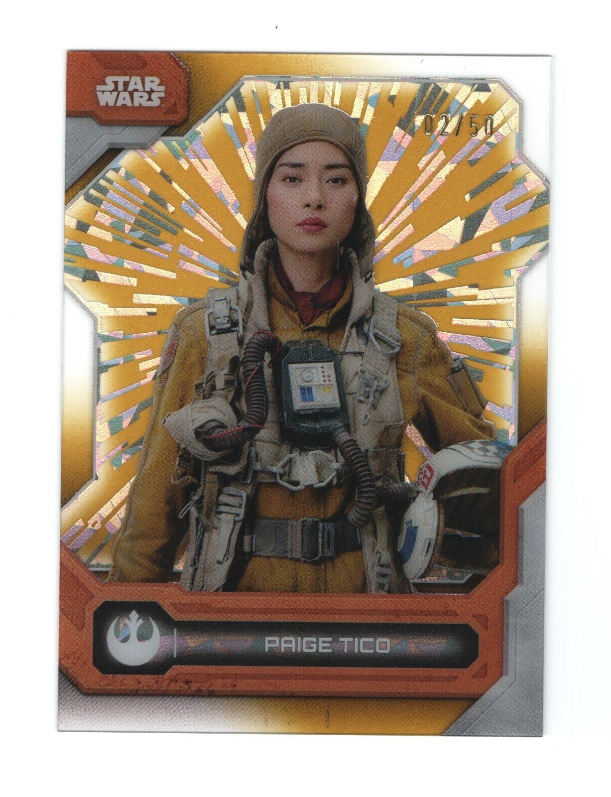 Paige Tico [Hyperspace Gold] #77 Prices | Star Wars 2024 Topps High-Tek ...