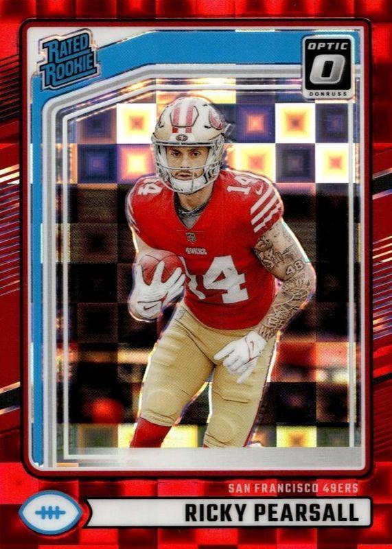 Ricky Pearsall [Red Pandora Optic] #318 Prices | 2024 Panini Donruss ...