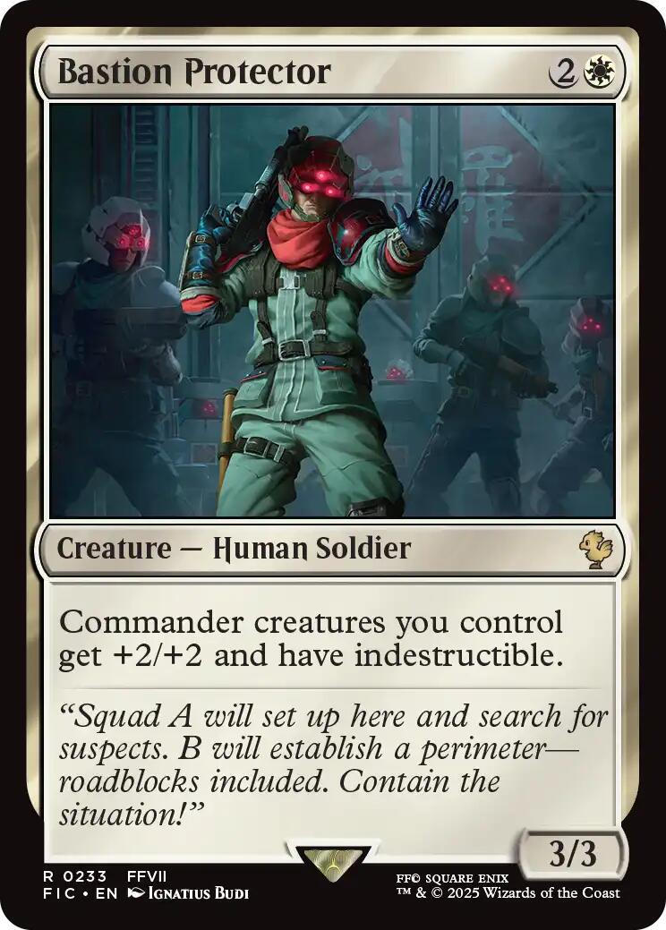 Bastion Protector #233 Prices | Magic Final Fantasy Commander | Magic Cards