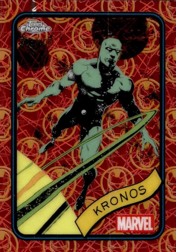 Kronos [Red Gold Lazer] #25 Prices | Marvel 2025 Topps Chrome | Marvel ...