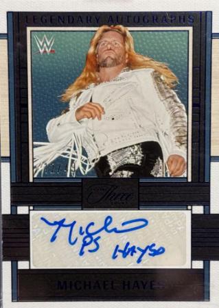 Michael Hayes [Blue] #LA-PSH Prices | 2024 Panini Three Count WWE ...