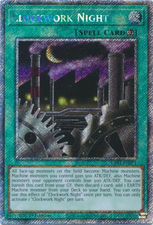 Clockwork Night [Platinum Secret Rare] RA03-EN071 Prices | YuGiOh ...