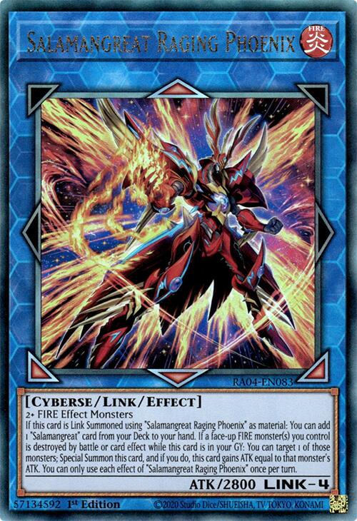 Salamangreat Raging Phoenix [Ultimate Rare] RA04-EN083 Prices | YuGiOh ...