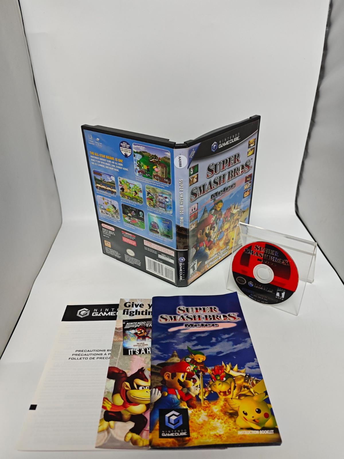 Super Smash Bros. Melee | Item, Box, and Manual | Gamecube