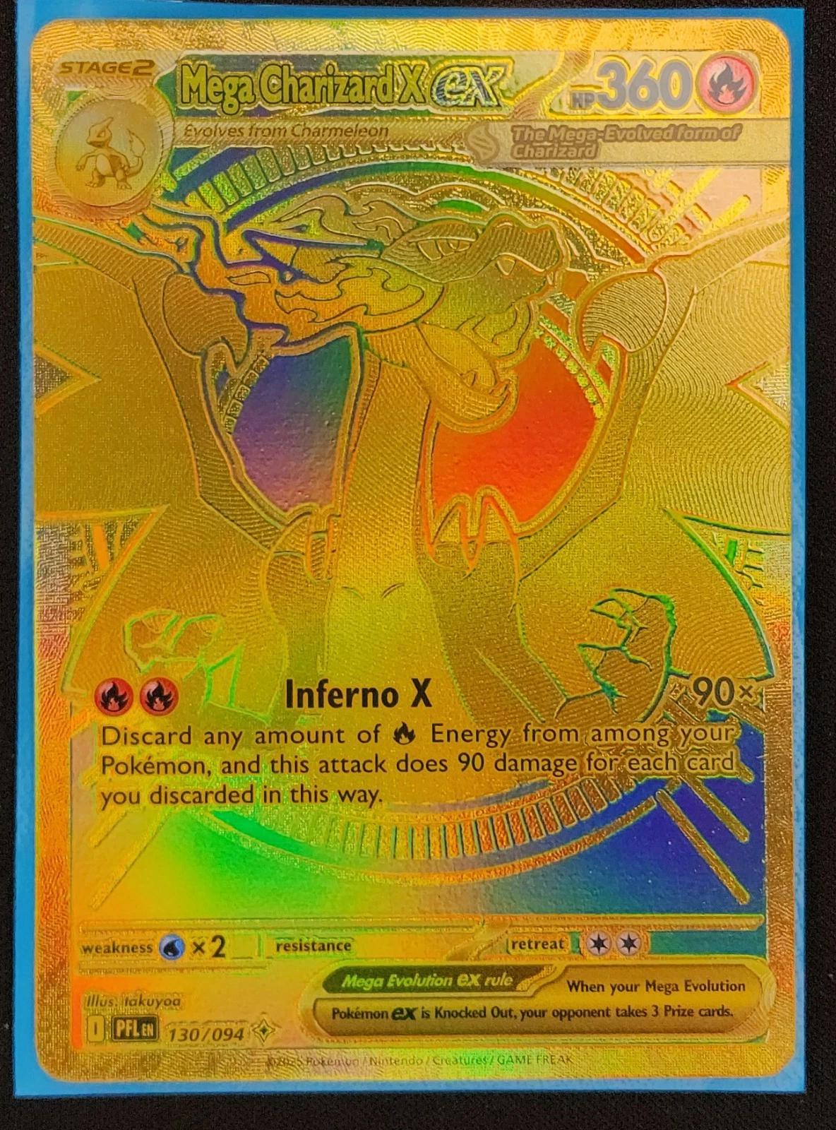 Mega Charizard X ex #130 Prices | Pokemon Phantasmal Flames | Pokemon Cards