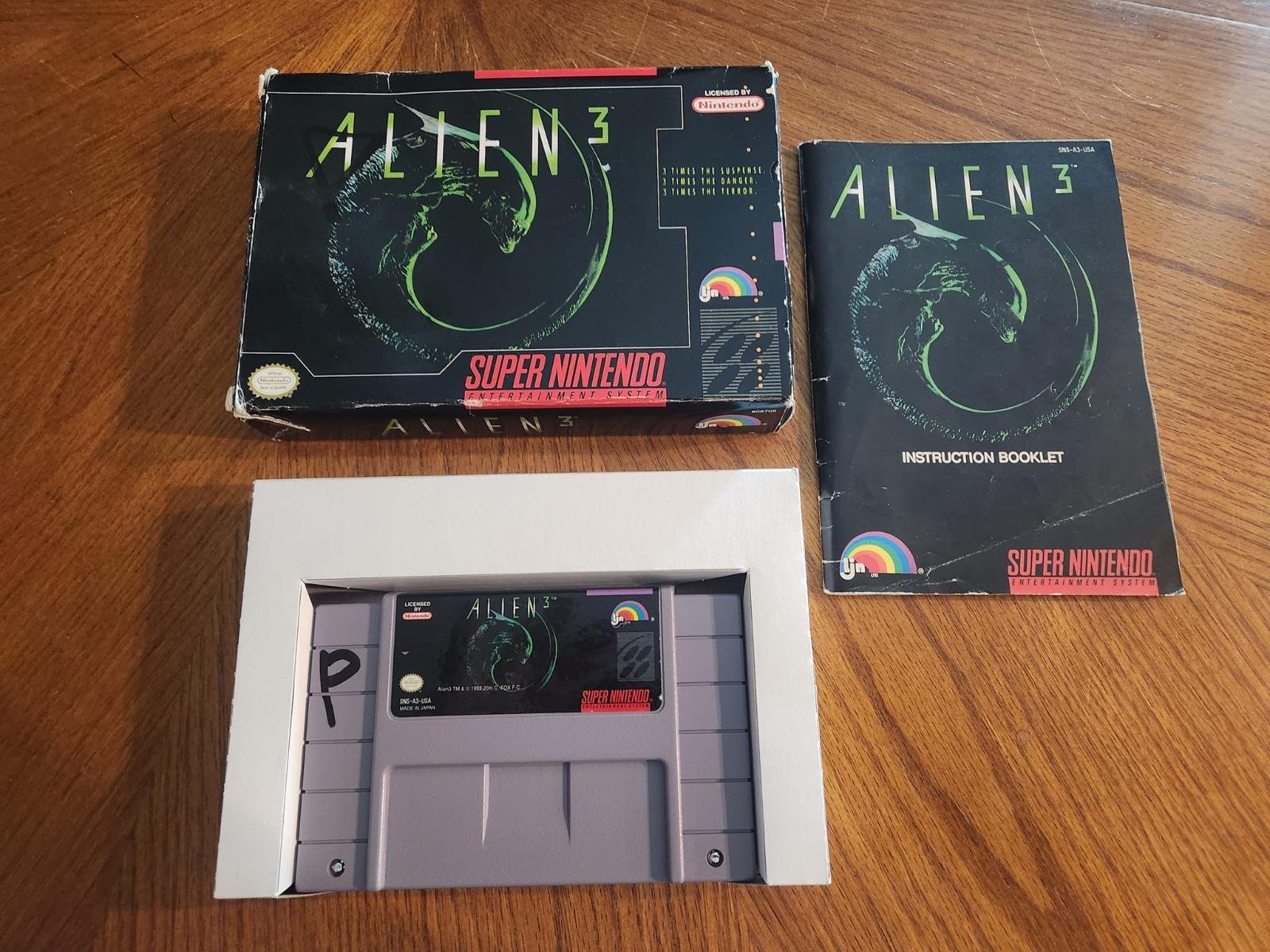 Alien 3 | Item, Box, and Manual | Super Nintendo