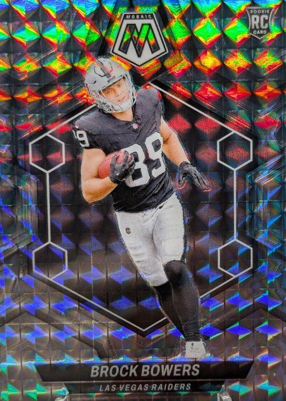 Brock Bowers [Mosaic] #313 Prices | 2024 Panini Mosaic | Football Cards