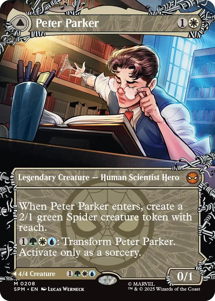 Peter Parker [Borderless] #208 Prices | Magic Marvel Spider-Man | Magic ...