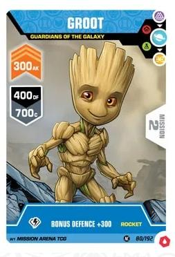 Groot #80 Prices | Marvel 2022 Mission Arena | Marvel Cards
