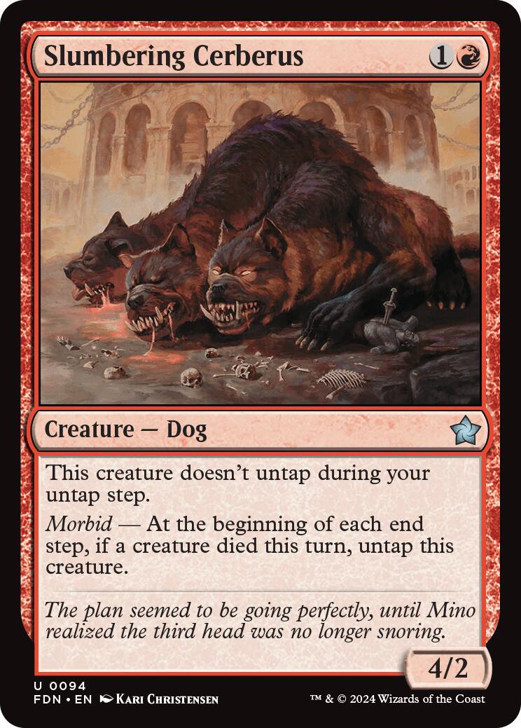 Slumbering Cerberus #94 Prices | Magic Foundations | Magic Cards