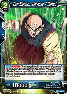 Tien Shinhan, Universe 7 United DB1-026 Prices | Dragon Ball Super ...