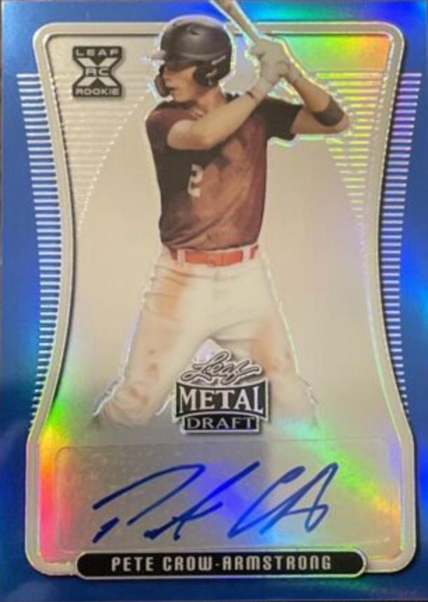 Pete Crow Armstrong [Blue Rainbow] #BA-PCA Prices | 2020 Leaf Metal ...