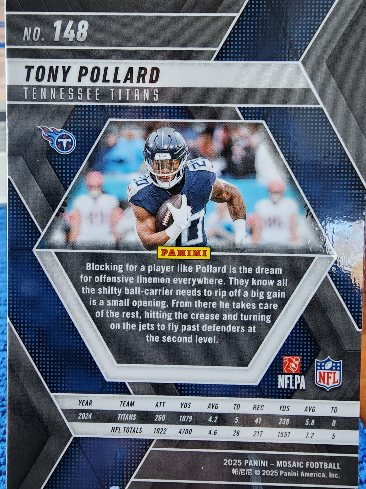 Tony Pollard [Mosaic] #148 Prices | 2025 Panini Mosaic | Football Cards