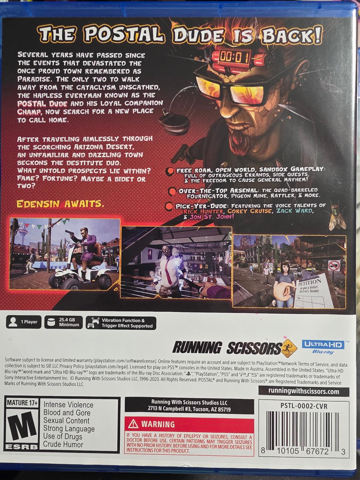 Postal 4: No Regerts [RWS Signed Edition] Prices Playstation 5 ...