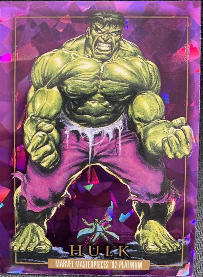 Hulk [Purple Crystals] #32 Prices | Marvel 2024 SkyBox Masterpieces ’92 ...