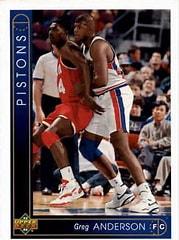 Greg Anderson #402 Prices | 1993 Upper Deck | Basketball Cards