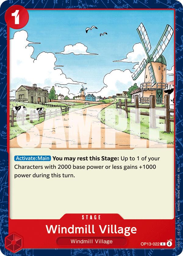 Windmill Village OP13-022 Prices | One Piece Carrying on His Will | One ...
