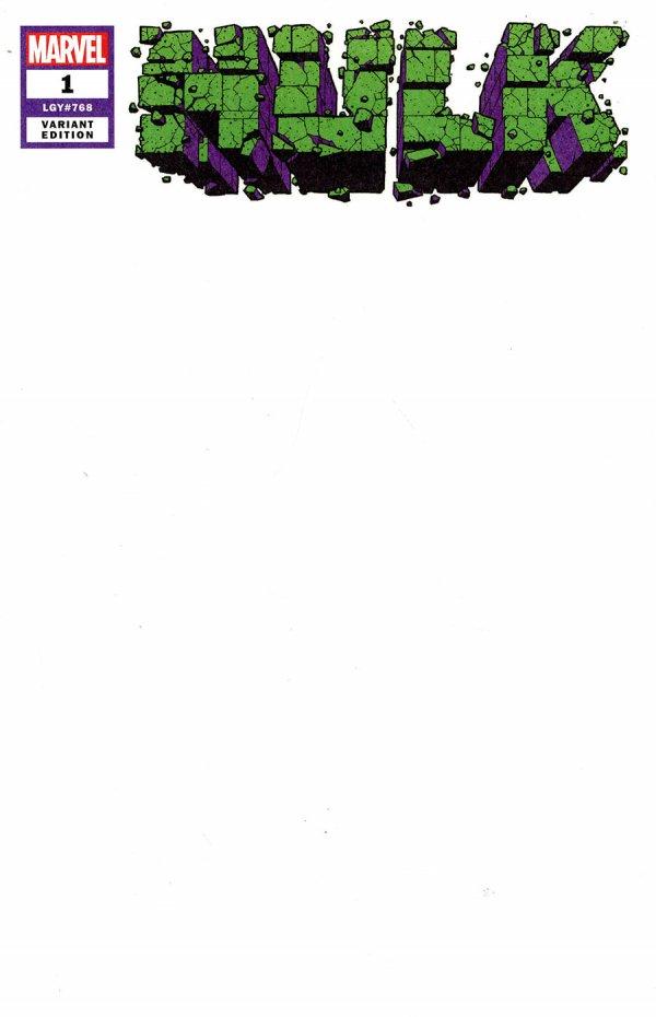 Hulk [Blank] #1 (2021) Prices | Hulk Series