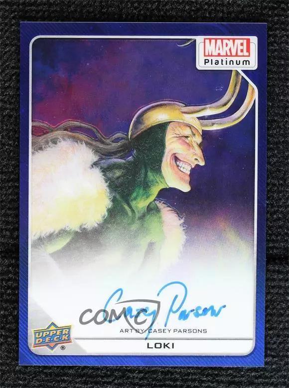 Loki [Artist Auto Blue Rainbow] #38 Prices | Marvel 2023 Upper Deck ...