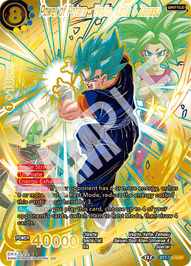 Power of Potara - Vegito, Kefla & Zamasu [GDR] BT7-131 Prices | Dragon ...