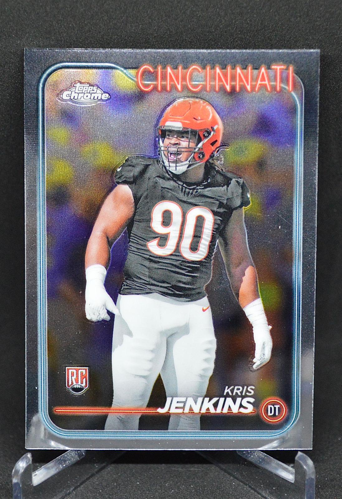 Kris Jenkins #250 Prices [Rookie] | 2024 Topps Chrome | Football Cards