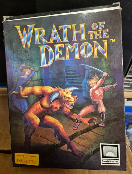 Wrath Of The Demon [Floppy Version] Prices Commodore 64 | Compare Loose ...