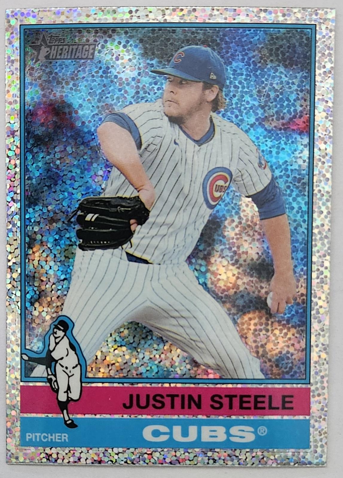 Justin Steele [Silver Sparkle Variation] #403 Prices | 2025 Topps ...