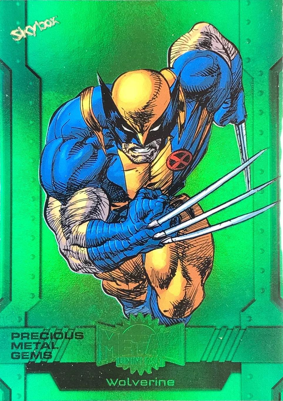 Wolverine [Green Precious Metal Gems] #99 Prices | 2024 SkyBox Metal ...