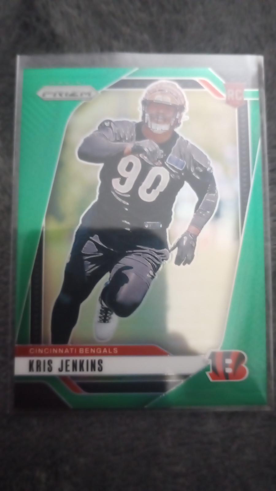 Kris Jenkins [Green] #364 Prices | 2024 Panini Prizm | Football Cards