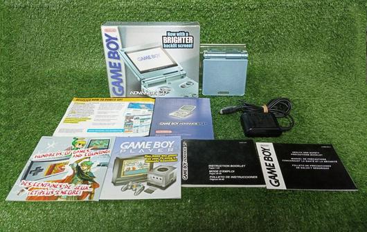 Pearl Blue GameBoy Advance SP [AGS-101] | Item, Box, and Manual ...
