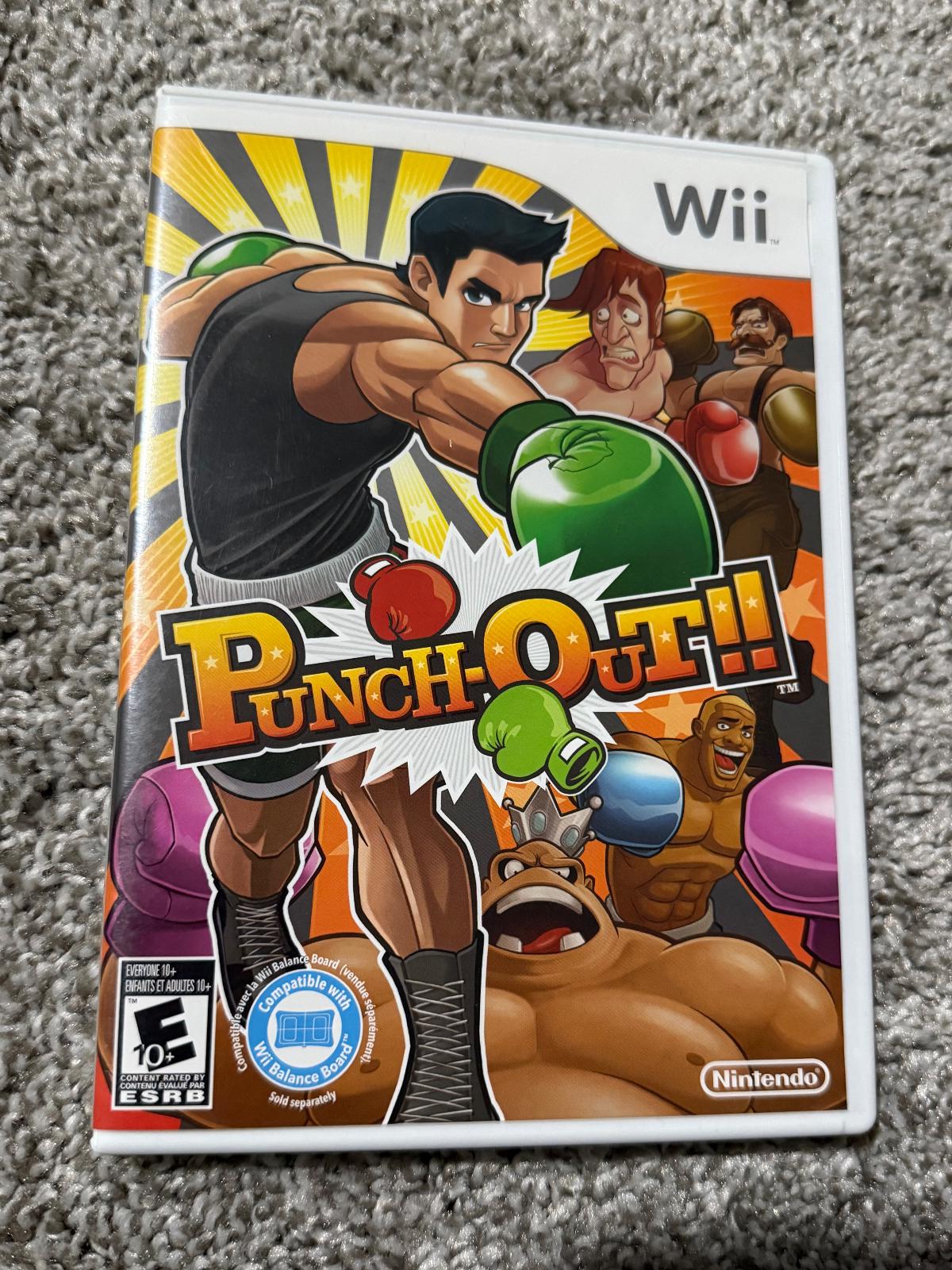 Punch-Out | Item, Box, and Manual | Wii