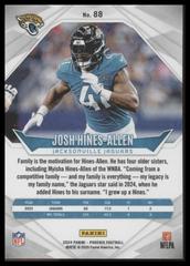 Josh Hines-Allen [Purple Fade] #88 Prices | 2024 Panini Phoenix ...