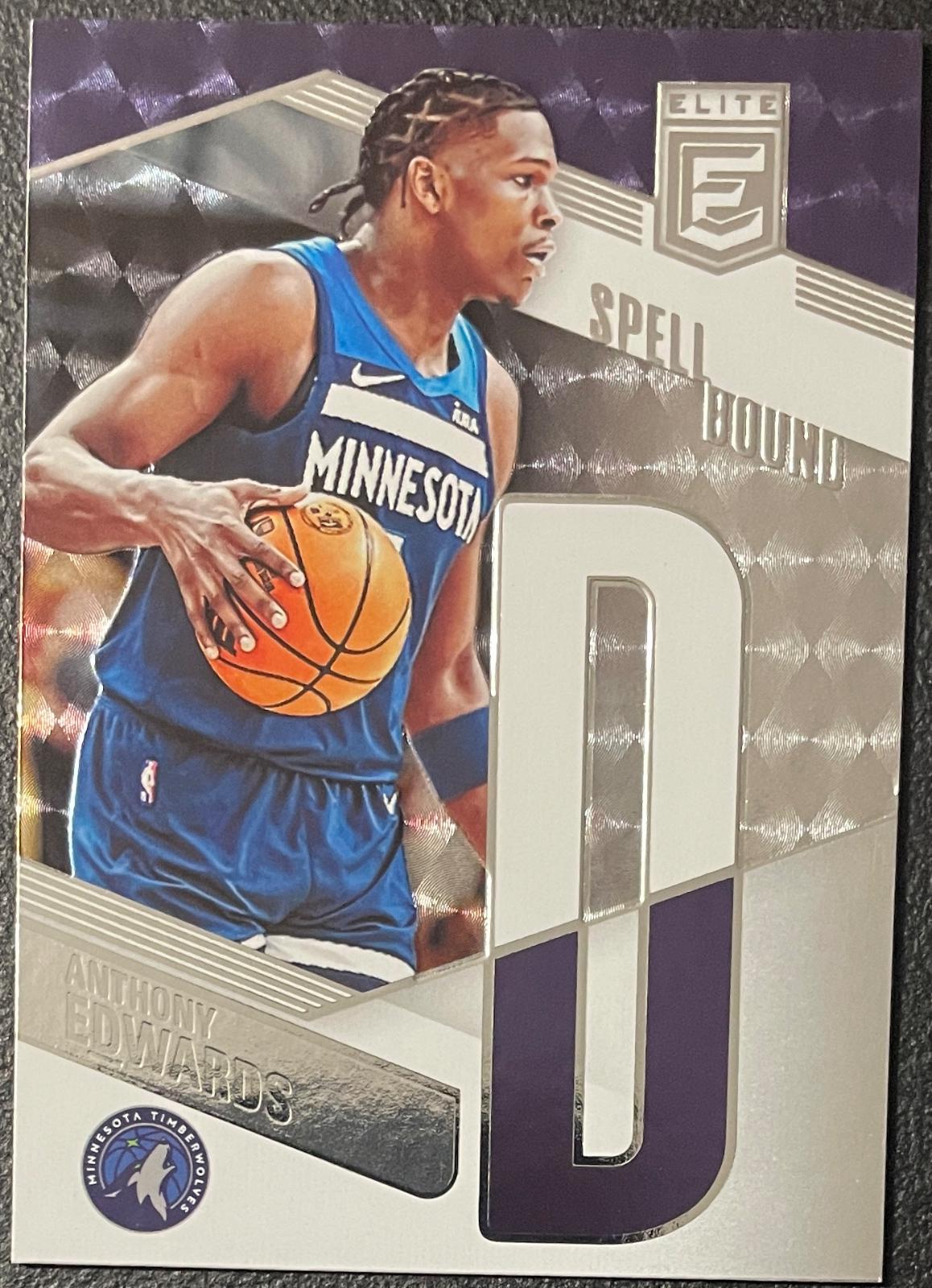 Anthony Edwards #28 Prices | 2022 Panini Donruss Elite Spellbound ...