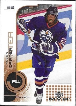Anson Carter #71 Prices | 2002 Upper Deck MVP | Hockey Cards