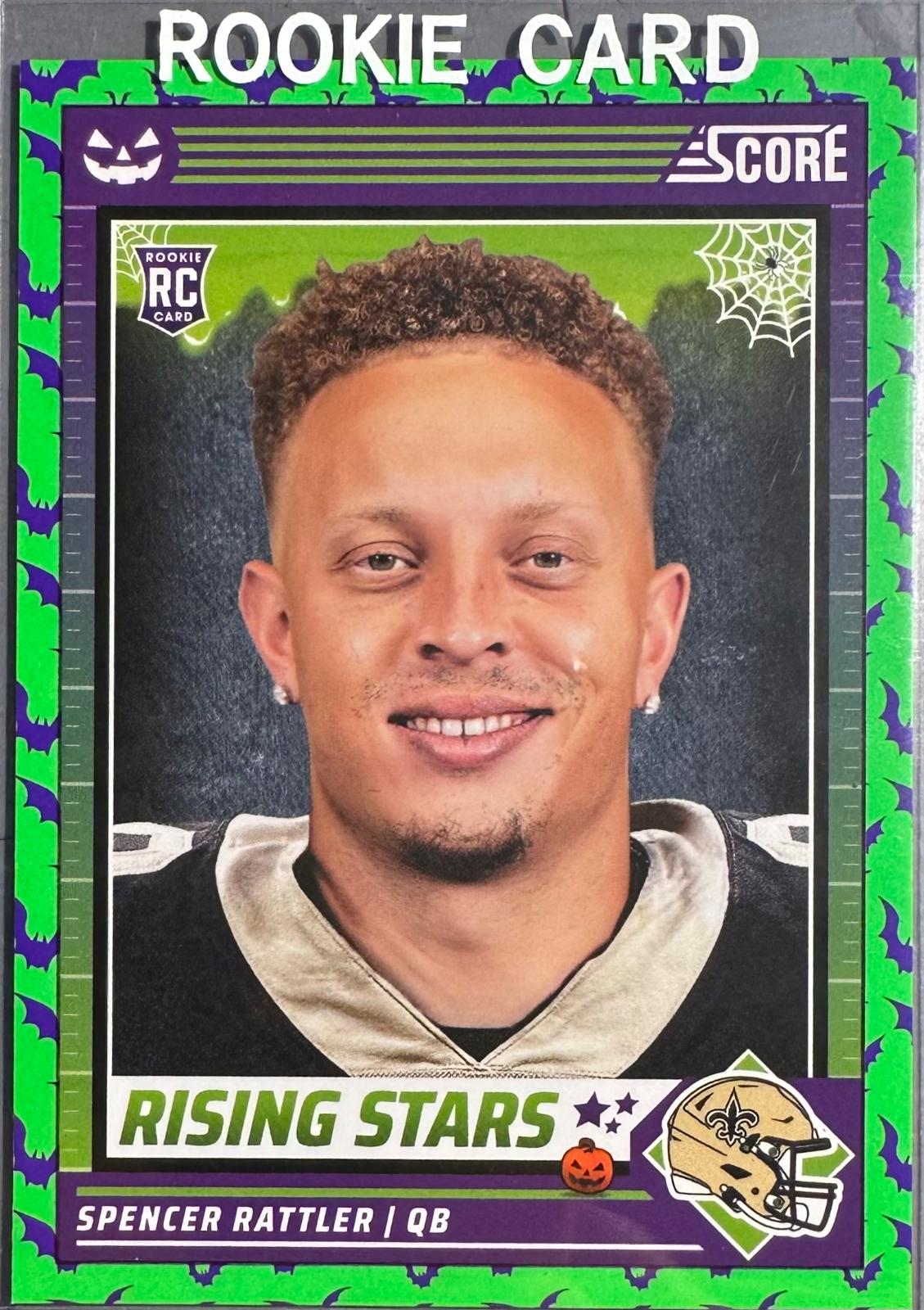 Spencer Rattler [Green Bats] #45 Prices [Rookie] | 2024 Panini Score-A ...