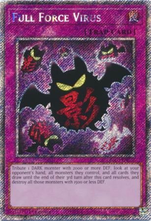 Full Force Virus [Platinum Secret Rare] RA03-EN267 Prices | YuGiOh ...