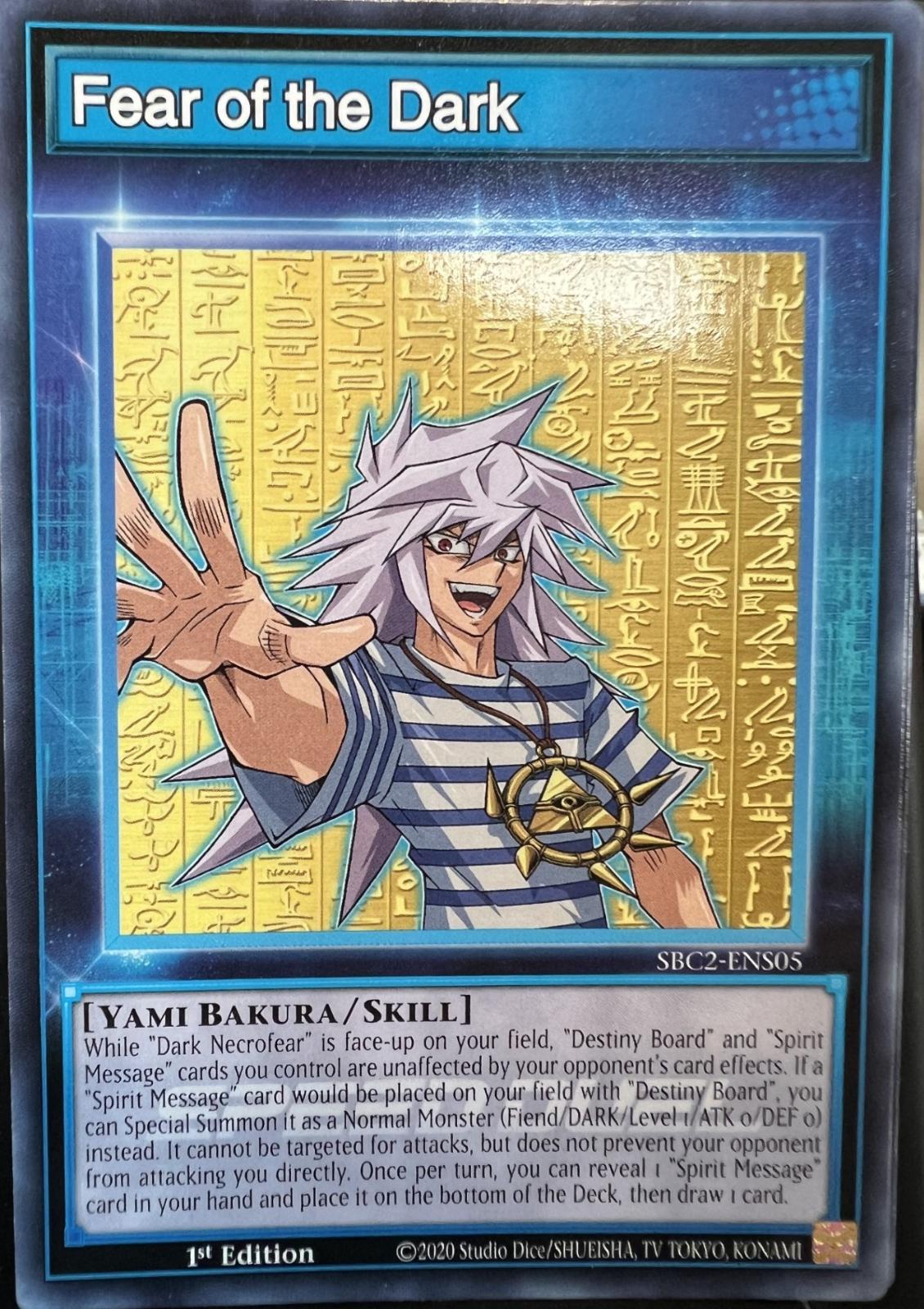 Fear of the Dark SBC2-ENS05 Prices | YuGiOh Speed Duel: Battle City Finals | YuGiOh Cards