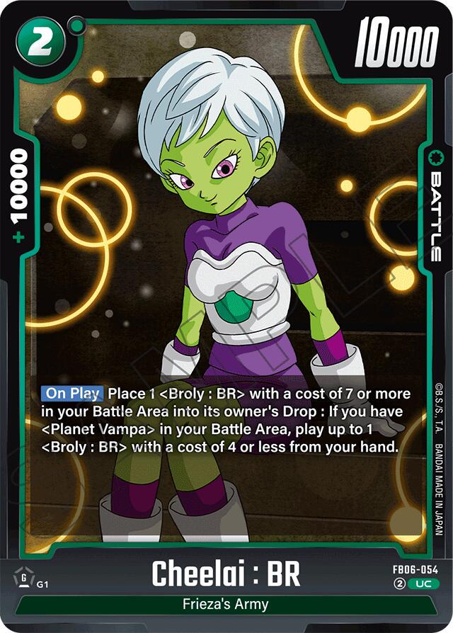 Cheelai : BR FB06-054 Prices | Dragon Ball Super Rivals Clash | Dragon ...