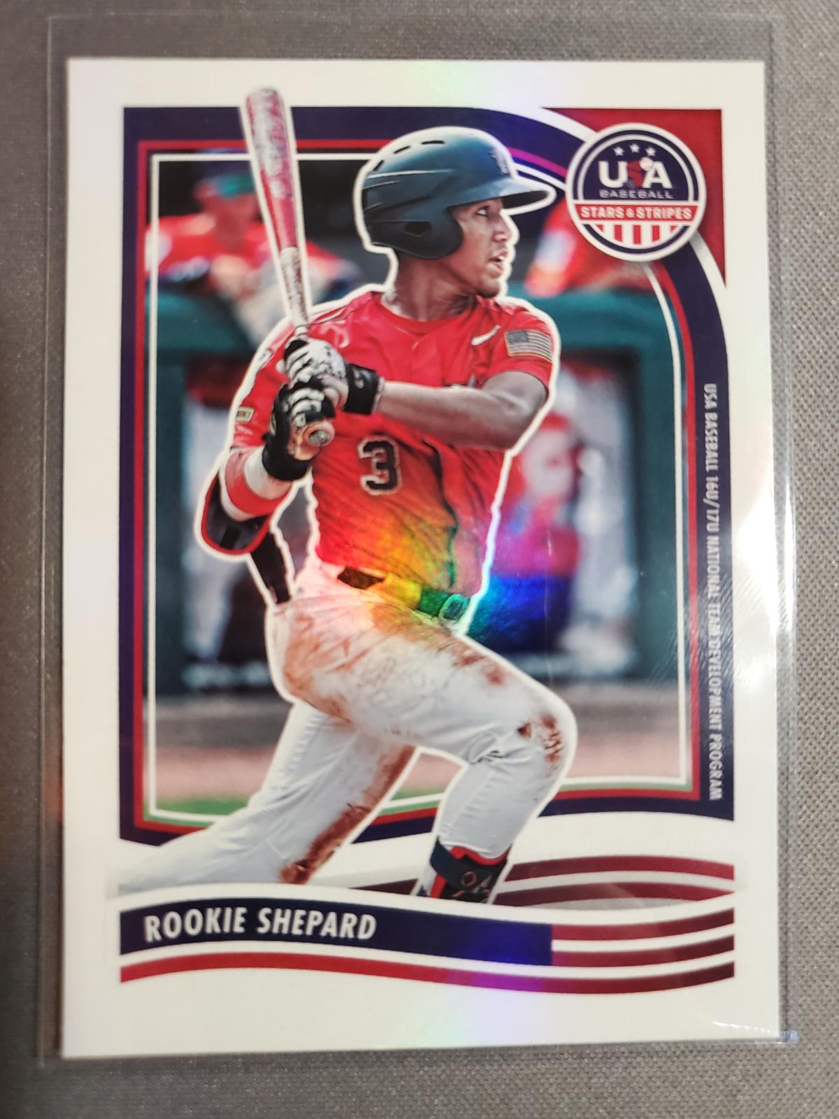 Rookie Shepard #177 Prices | 2024 Panini Stars & Stripes | Baseball Cards