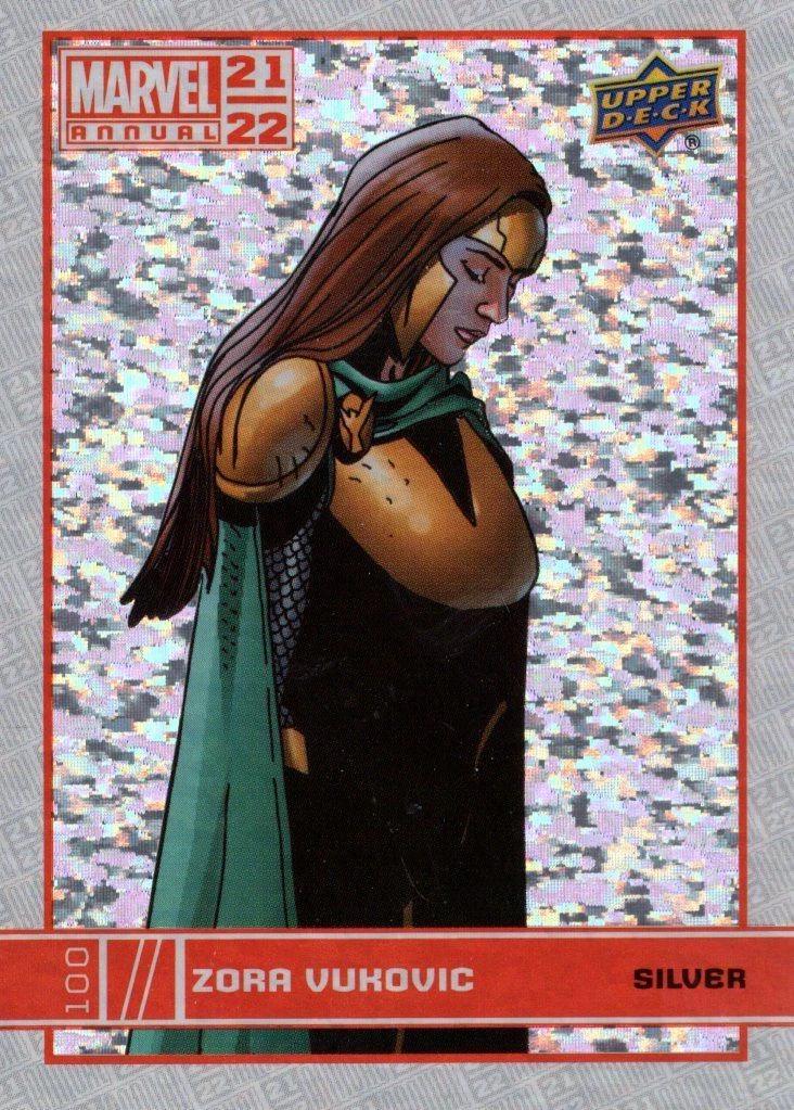 Zora Vukovic [Silver Sparkle] #100 Prices | Marvel 2021 Upper Deck ...