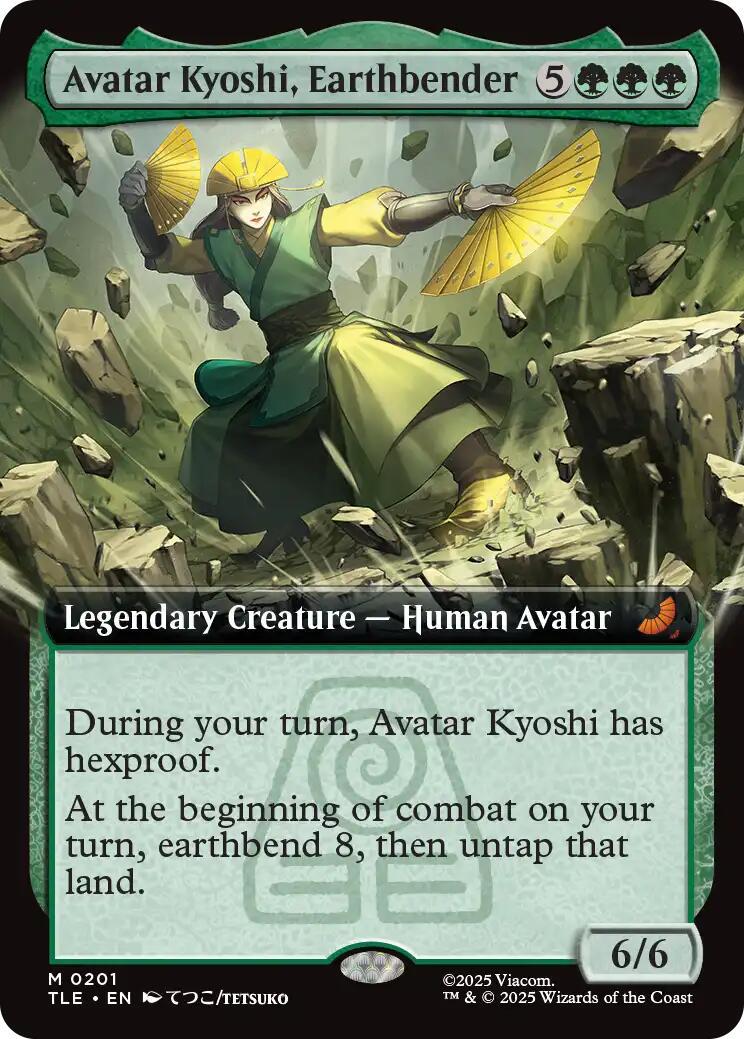 Avatar Kyoshi, Earthbender [Extended Art] #201 Prices | Magic Avatar ...