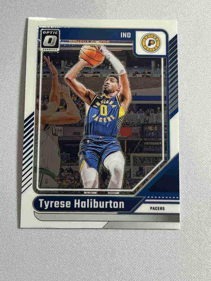 Tyrese Haliburton #215 Prices | 2024 Panini Donruss Optic | Basketball ...