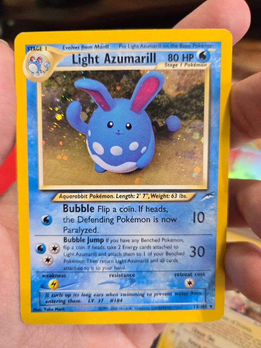Light Azumarill | Ungraded | Pokemon Neo Destiny