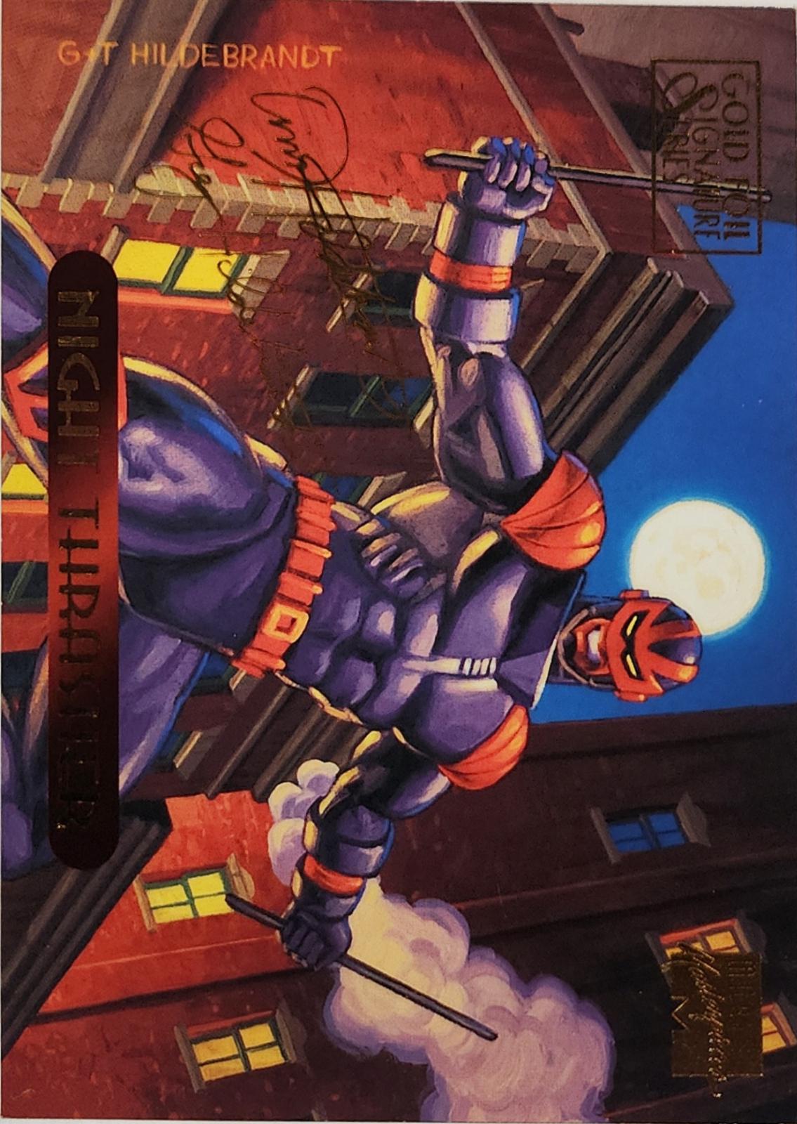 Night Thrasher [Gold Foil Signature] #83 Prices | Marvel 1994 ...